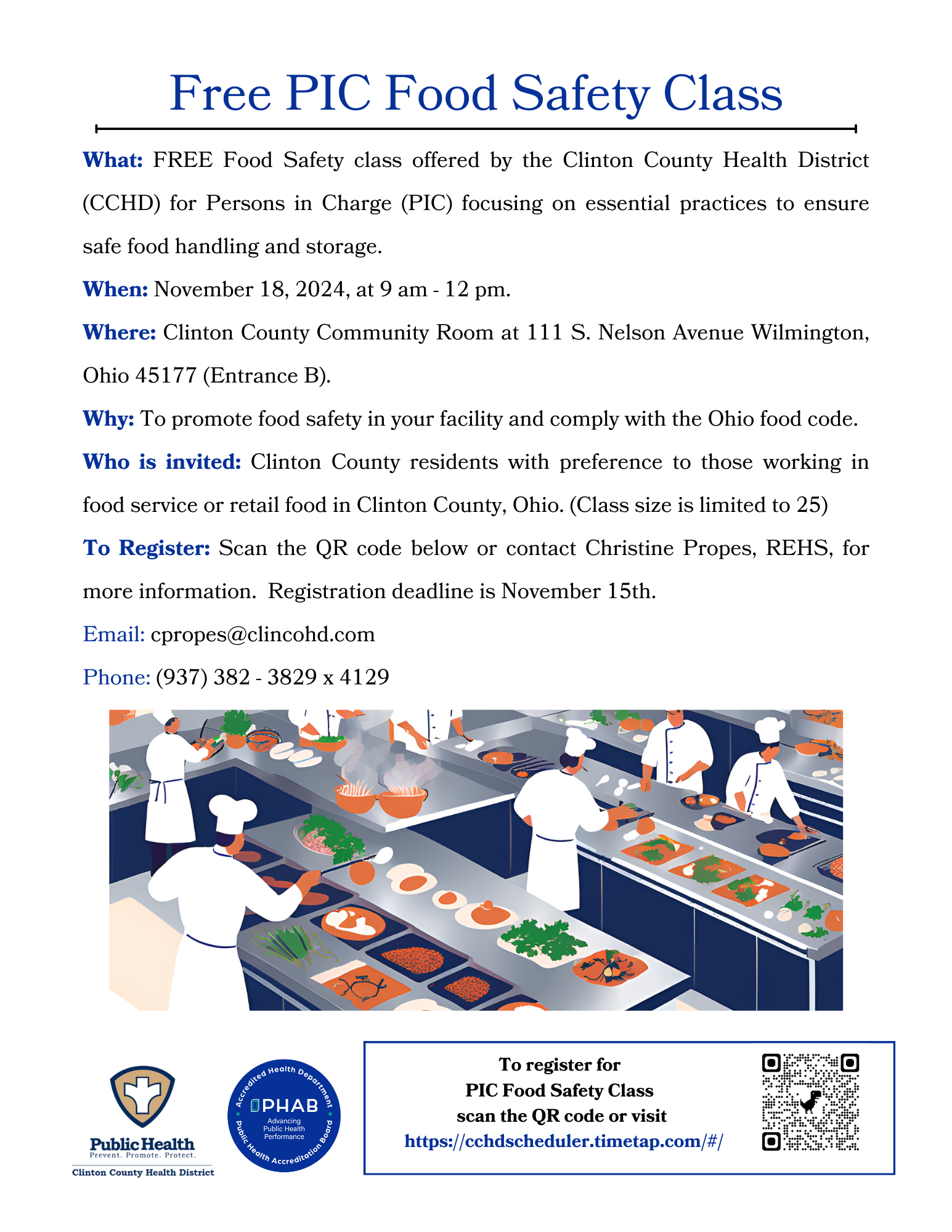 Official Website for Clinton County Ohio - Health District